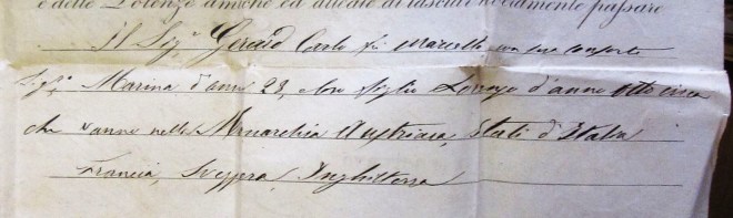 Passports in the 19th century – E. G. ANCESTRY RESEARCH